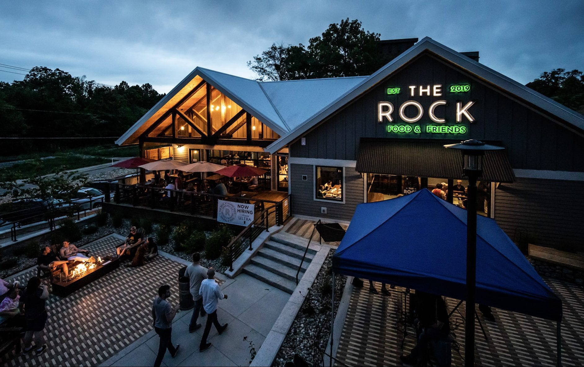 the-rock-at-night - Quarry Town